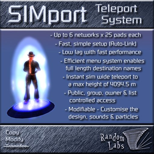 Second Life Teleport Script